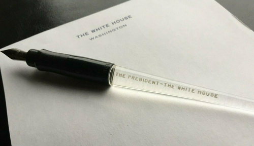 JOHN F KENNEDY - PRESIDENTIAL BILL SIGNING PEN USED BY JFK - WHITE ...
