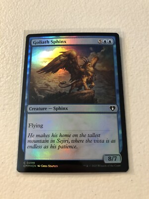 Goliath Sphinx Foil Commander Masters CMM MTG Magic The Gathering Pack ...