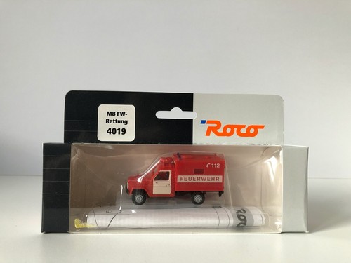 ROCO miniatur modell Mercedes benz Feuerwehr-Rettung 4019 1:87 | eBay