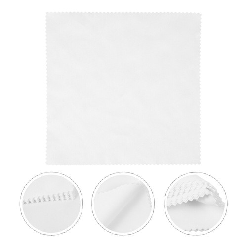 50 Pcs Polishing Wipe Cloth Lens Wipes Reusable Eyeglass Cleaner Cloths ...