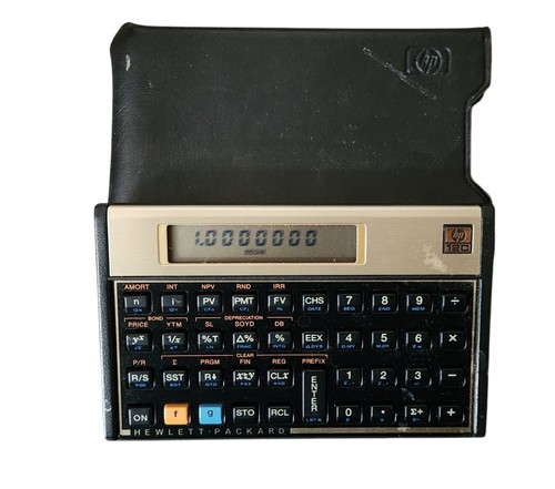 Vintage Model HP 12C w Case Brazil 12 C | eBay