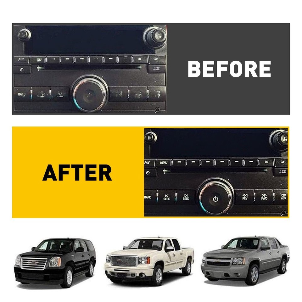 Rear Radio+A/C Control Climate Button Decals Stickers&Volume Re2PCS ...