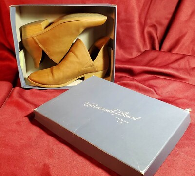 Universal Thread Women's Nora Cut Out Ankle Bootie Cognac Size 9. 5 Tan ...