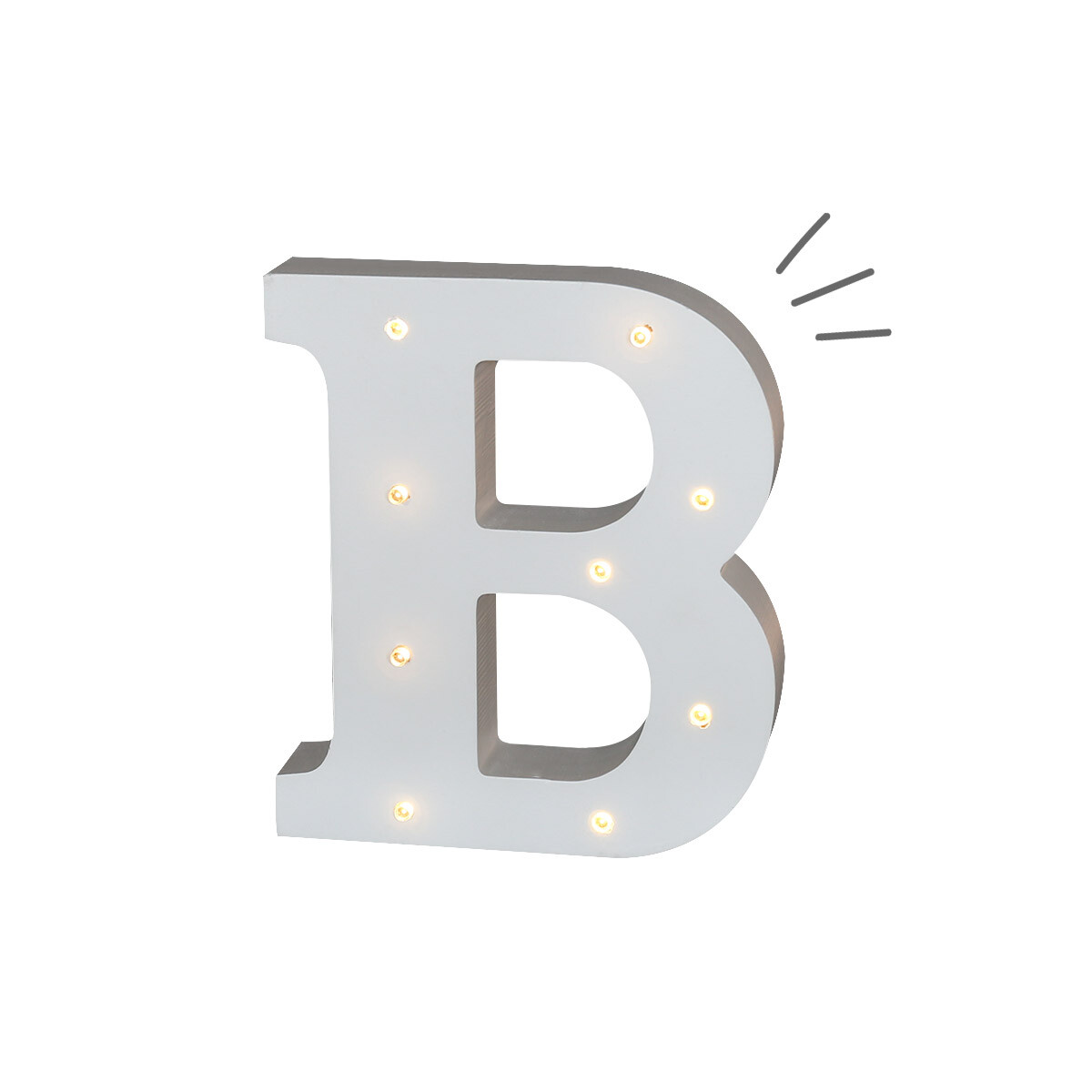 Battery Power Alphabet LED Light Up Circus Letter Names w/ Timer | Home ...