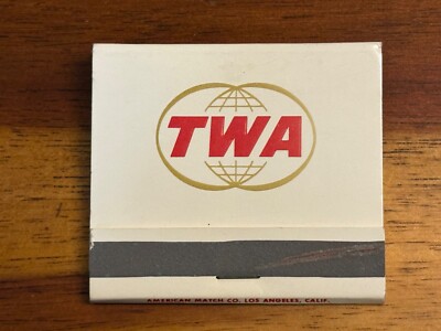 TWA Used Matchbook Trans World Airline Fly StarStream Jets Logo ...