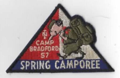 1957 Camp Bradford Spring Camporee BLK Bdr. [BLT1134] | eBay