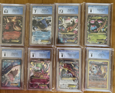 POKEMON 8 Lot Graded Mega Full Art Sharpedo Blastoise Venusaur ...