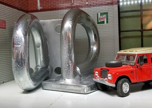 2x Military Bumper Tow Lifting Eyes Land Rover Series 1 2 2a 3 90/110 ...