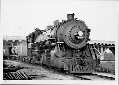 Vtg MKT Missouri - Kansas - Texas Railroad 867 Steam Locomotive Photo ...