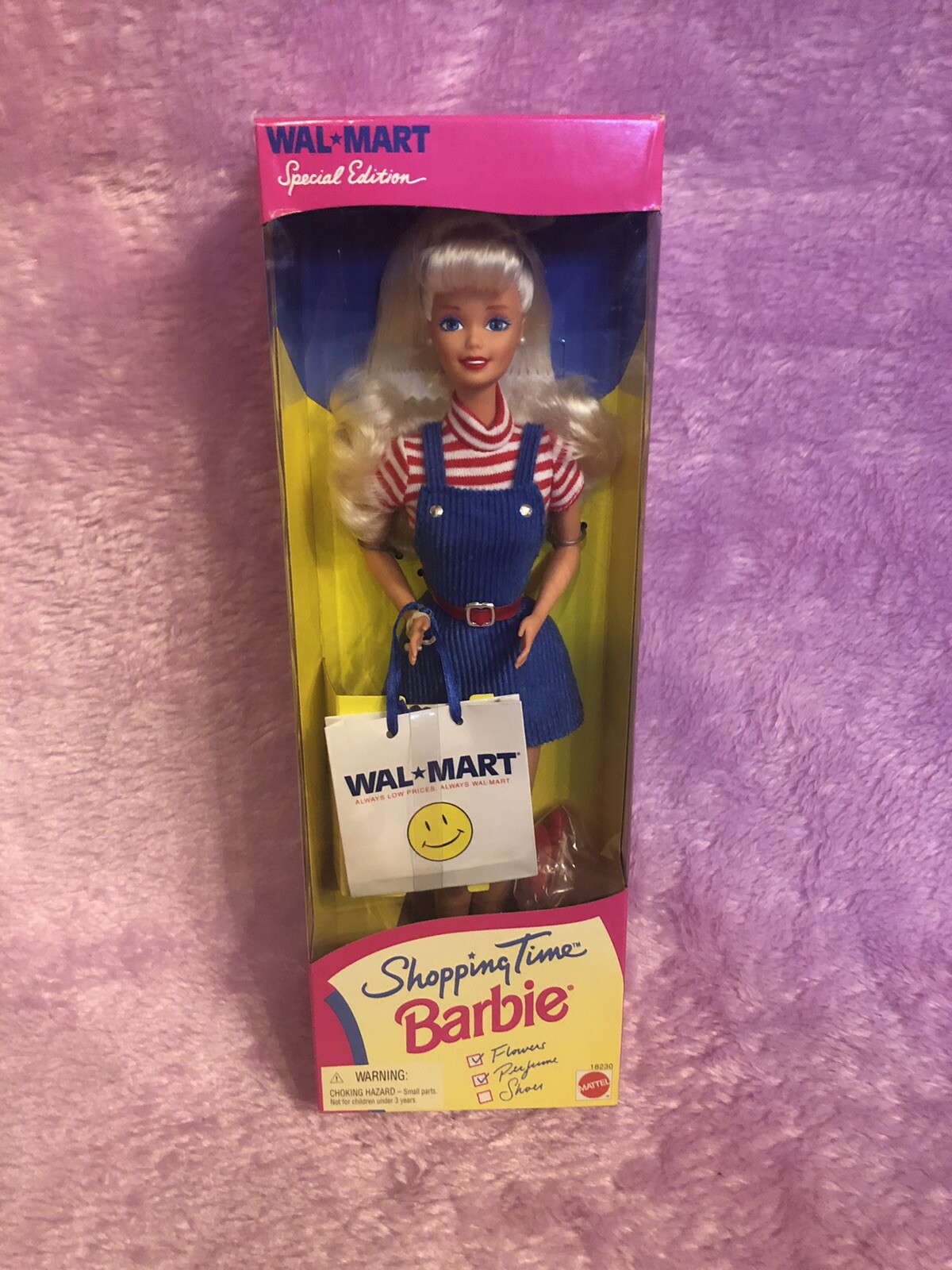 Vintage Barbie Walmart Shopping Time Doll 1997 Mattel #18230 NRFB, NIB ...