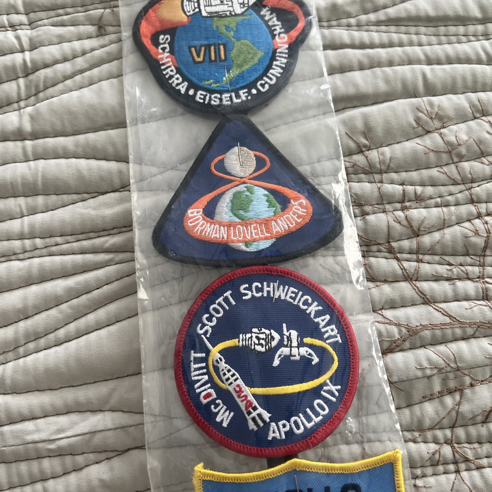 12 SET/Apollo Emblems/ Kennedy Space/ Made By Official NASA Contractor ...