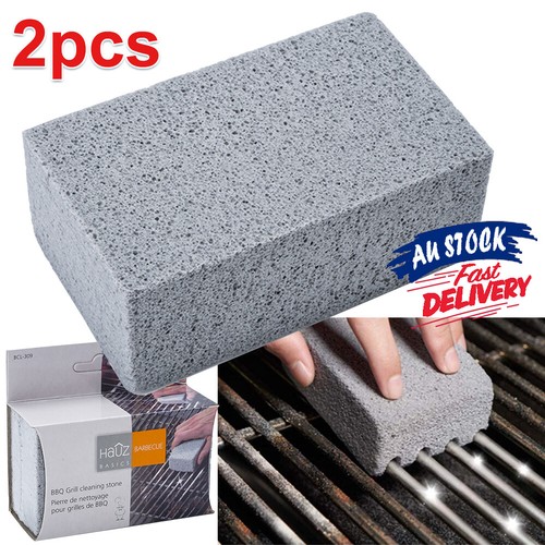 2pcs Stone Pumice Grilling Grill Block Ecological for Cleaning Grills ...