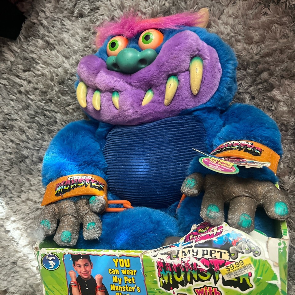 MY PET MONSTER - 2001 Vintage Plush Electronic Toy - NEW - Read ...