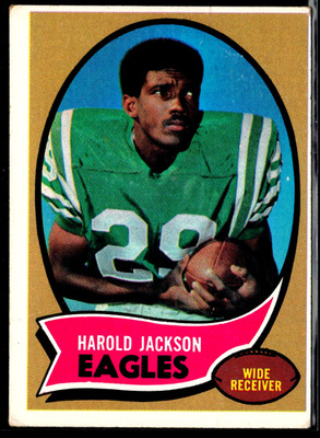 1970 Topps Harold Jackson RC #72 Philadelphia Eagles Los Angeles Rams ...