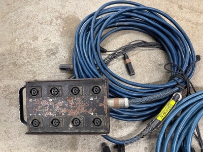 WHIRLWIND MEDUSA XLR AUDIO SNAKE: 8 channel, no returns, 45' | eBay