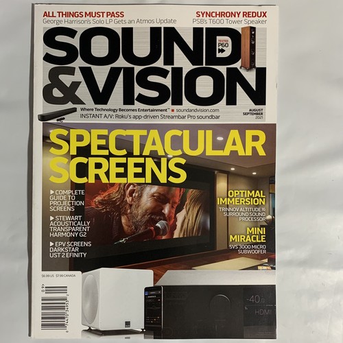 Sound & Vision Magazine August September 2021 Spectacular Screens ...