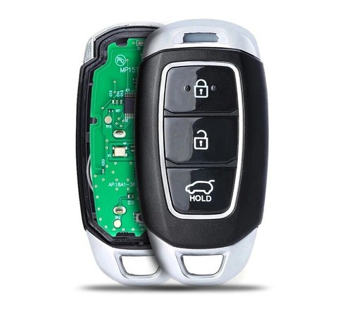 Smart Remote Key Fob 3 Buttons 433Mhz for Hyundai Santa Fe Kona IX35 ...