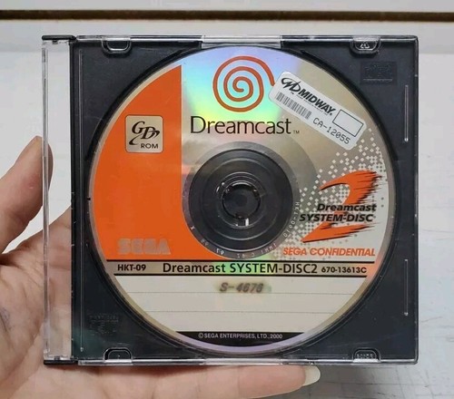 RARE Sega Dreamcast System Disc 2 Prototype GD-ROM Development Boot ...