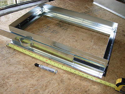 Return Air Filter Rack 25 x 16 x 1" filter,duct work,hvac,heating. Long ...