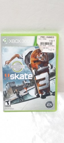Skate 3 Platinum Hits Edition Xbox 360 System Video Game | eBay