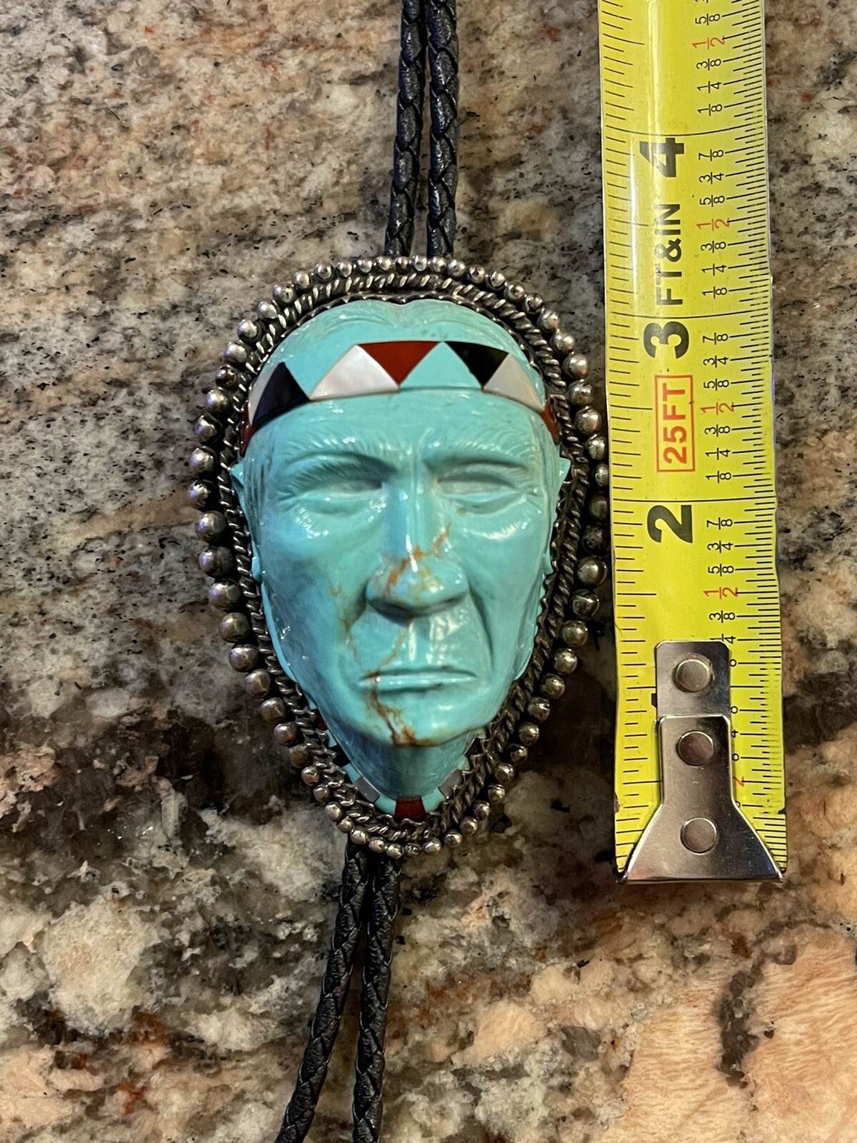 Native American Bolo Tie - Gem