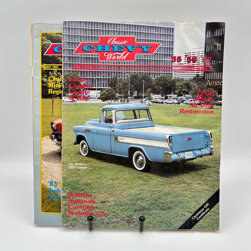 Two Vintage '55 '56 '57 Classic Chevy World Magazines June 1983, Nov ...