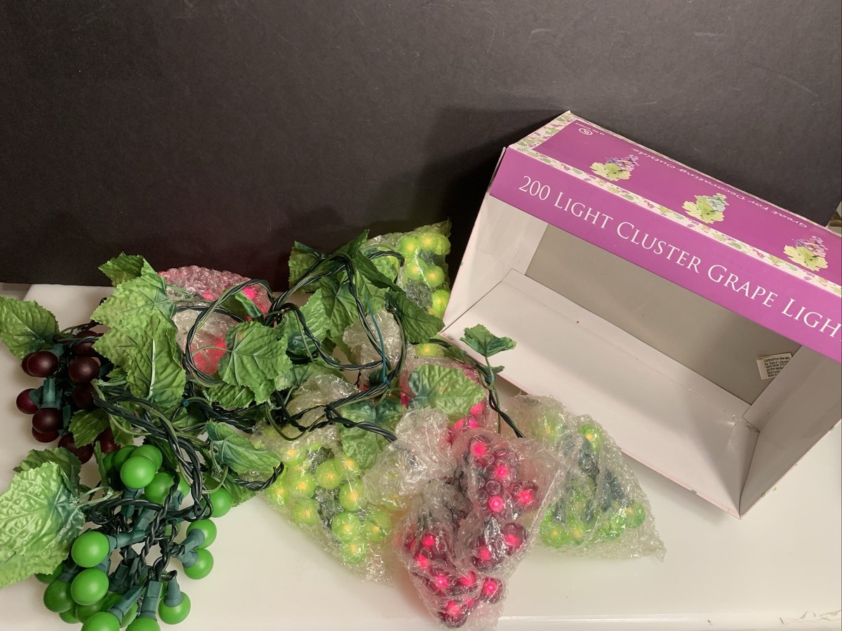 Grape Cluster Light Set Buy 8" Battery Operated 20 Light Warm White