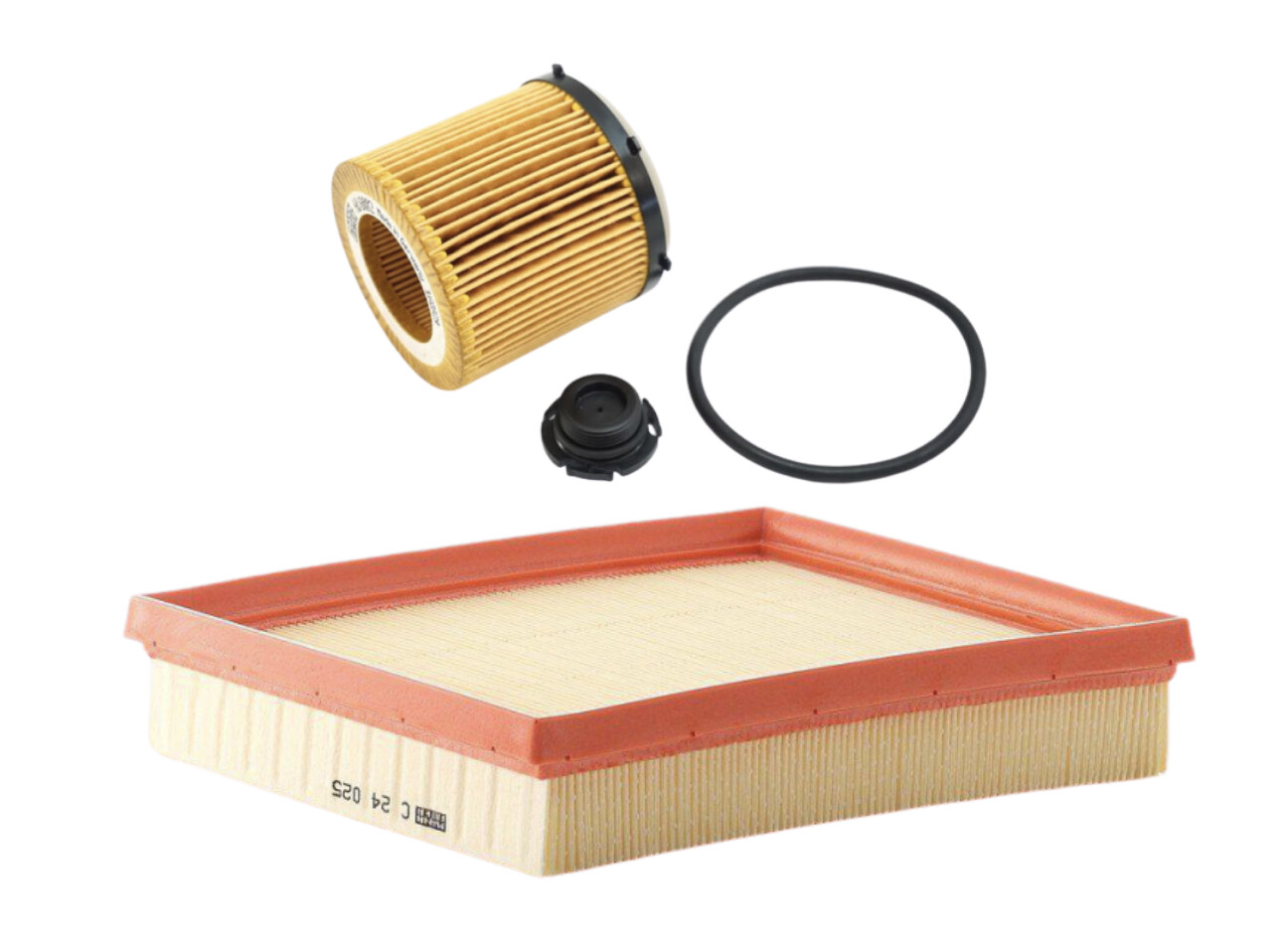 MANN-FILTER Air C24025 Oil HU8002xKIT Filters RAPKIT356 | eBay Australia