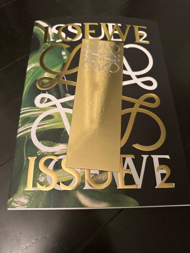 LOEWE Magazine ISSUE 2 New with Loewe logo bookmark Spring 2024 Loewe Greta Lee | eBay