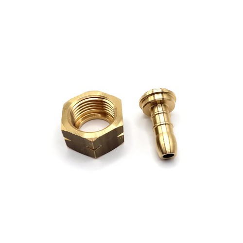 21.8mm Left Hand Thread Nut and Tail barbed fitting to Connect 8mm ...