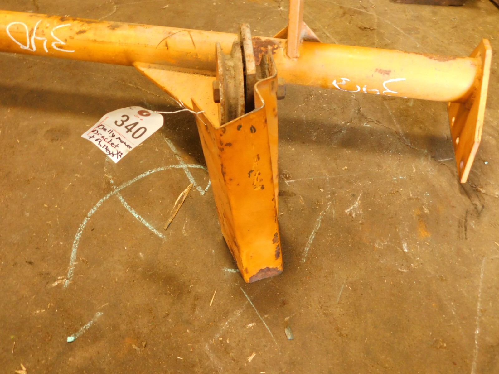 Allis-Chalmers Mower Deck Tractor, Belly Mower Bracket with Pulleys ...