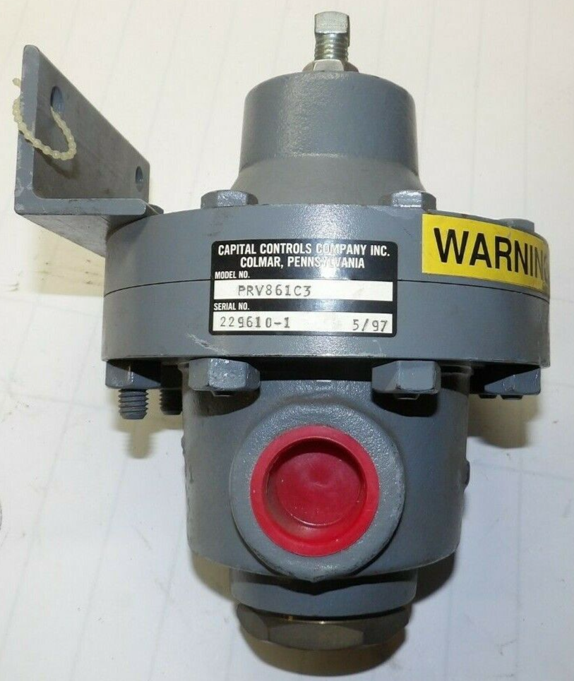 NEW CAPITAL CONTROLS CO BOLT ON MANUAL GAS PRESSURE CONTROL VALVE 1"NPT ...