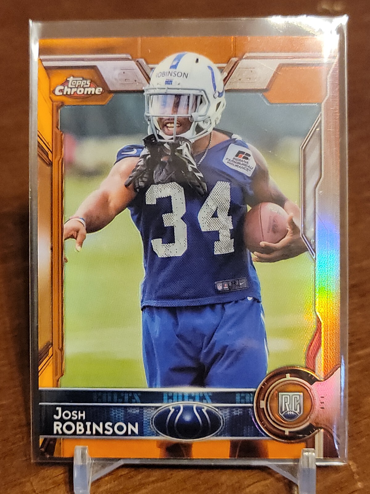 2015 Topps Chrome Orange Refractors #198 Josh Robinson | eBay