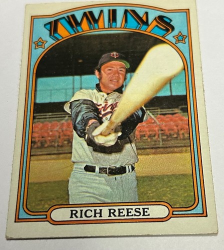 1972 Topps SET BREAK Rich Reese SEMI HIGH # 611 Minnesota Twins FIRST ...
