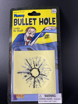Phoney Bullet Hole Gas Prank Joke | eBay