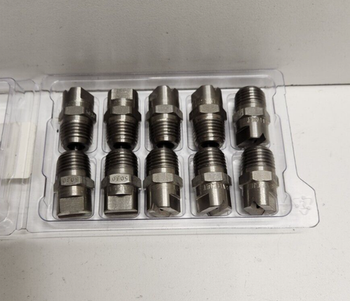 LOT OF 10 NEW! SPRAYING SYSTEMS 1/4" VEE JET SPRAY NOZZLES H1/4U-SS5030 ...