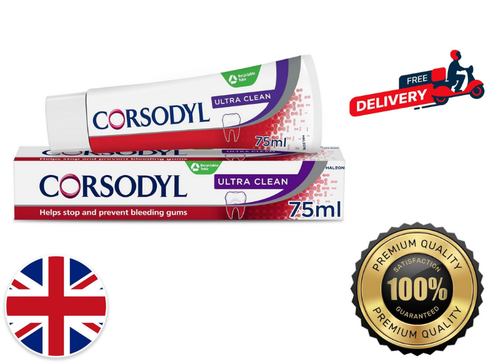 Corsodyl Toothpaste Ultra Clean Daily Gum Care 75ml UK | eBay UK