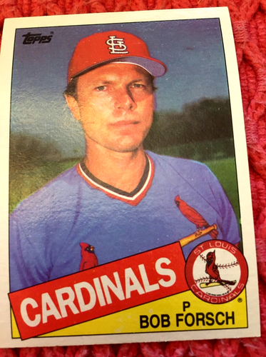 Bob Forsch Cardinals #631 MLB Vintage Baseball Card Ships Free | eBay