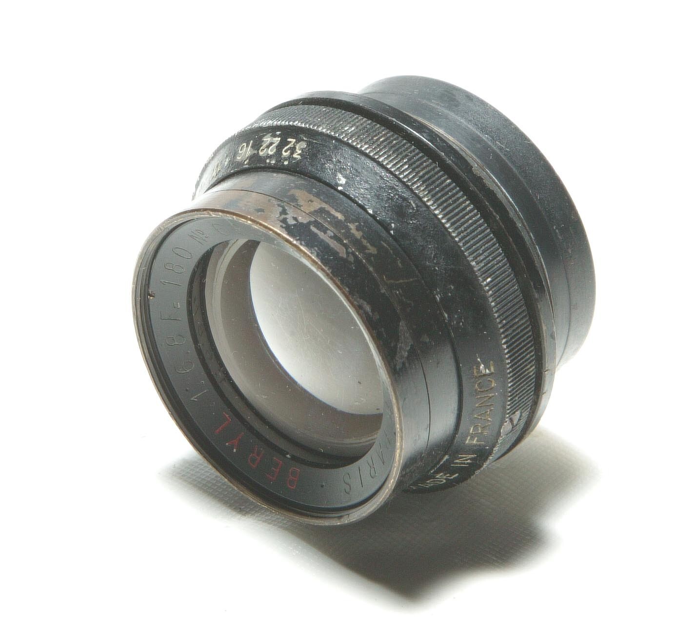2 Antiques Barrel Lenses: Beryl 6.8/180mm (France) & Kodak Anastigmat 4 ...