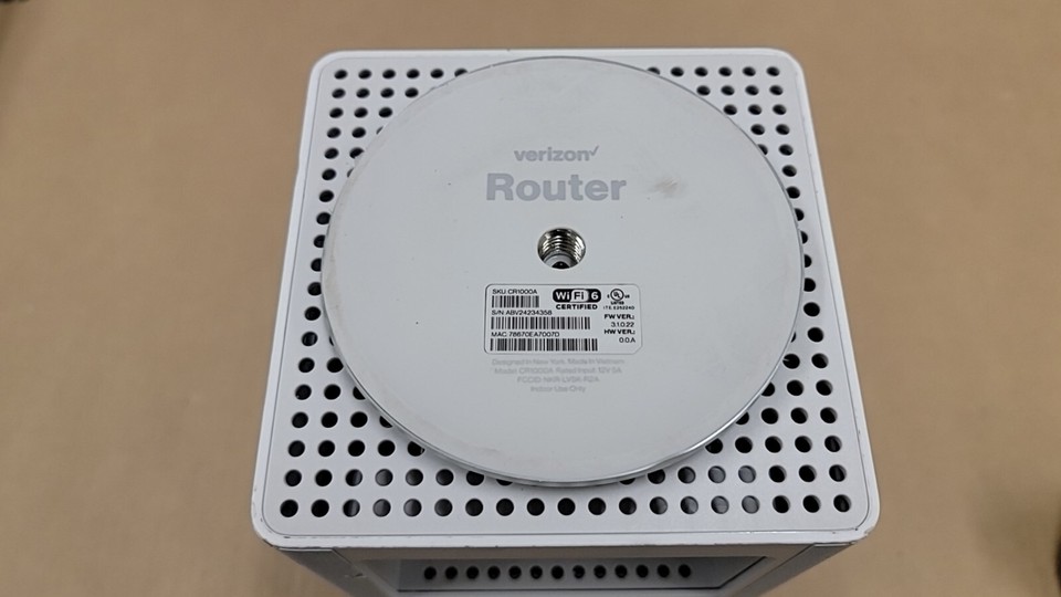 Used Verizon Router CR1000A WIFI 6E Latest 2022 For Home & Business w ...