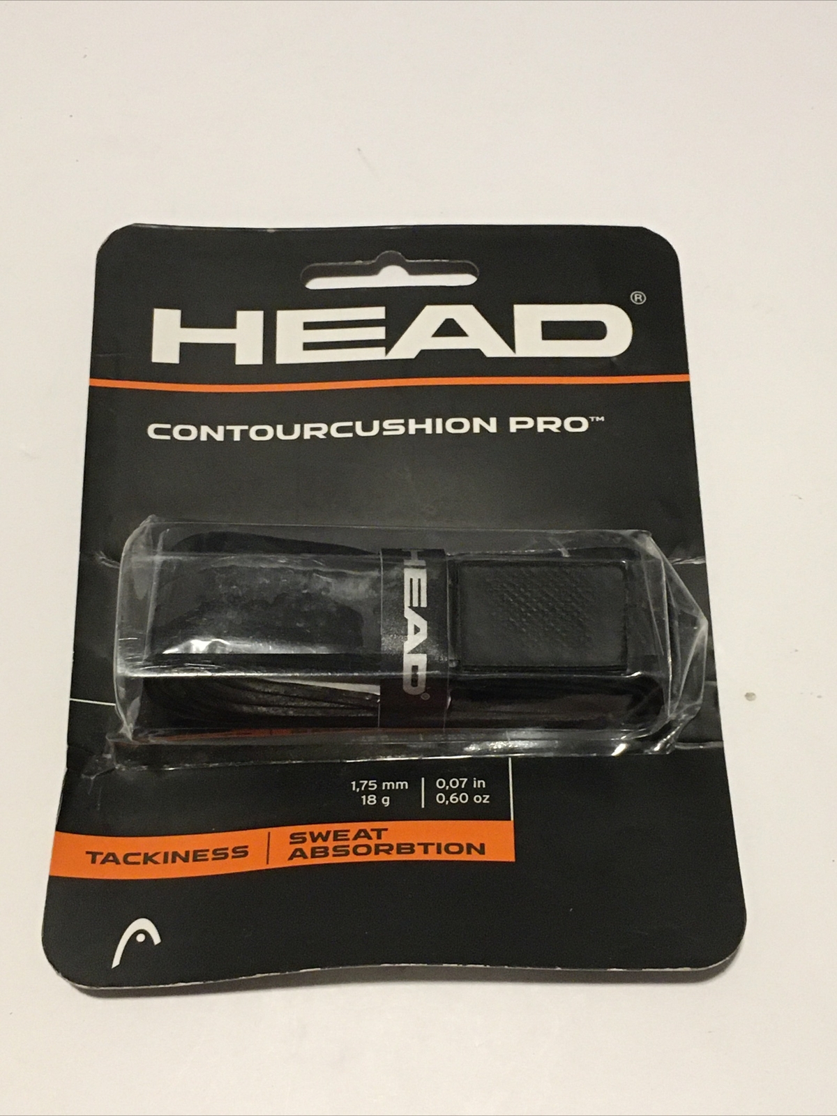 HEAD Contour Cushion Pro Tennis Racket Replacement Grip - Tacky Racquet ...