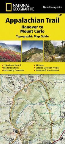1511: Appalachian Trail Hanover to Mount Carlo Nat Geo Topo Trail Map ...