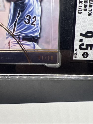 Steve Carlton 2020 Topps Luminaries Masters of The Mound Patch AUTO 1/ ...