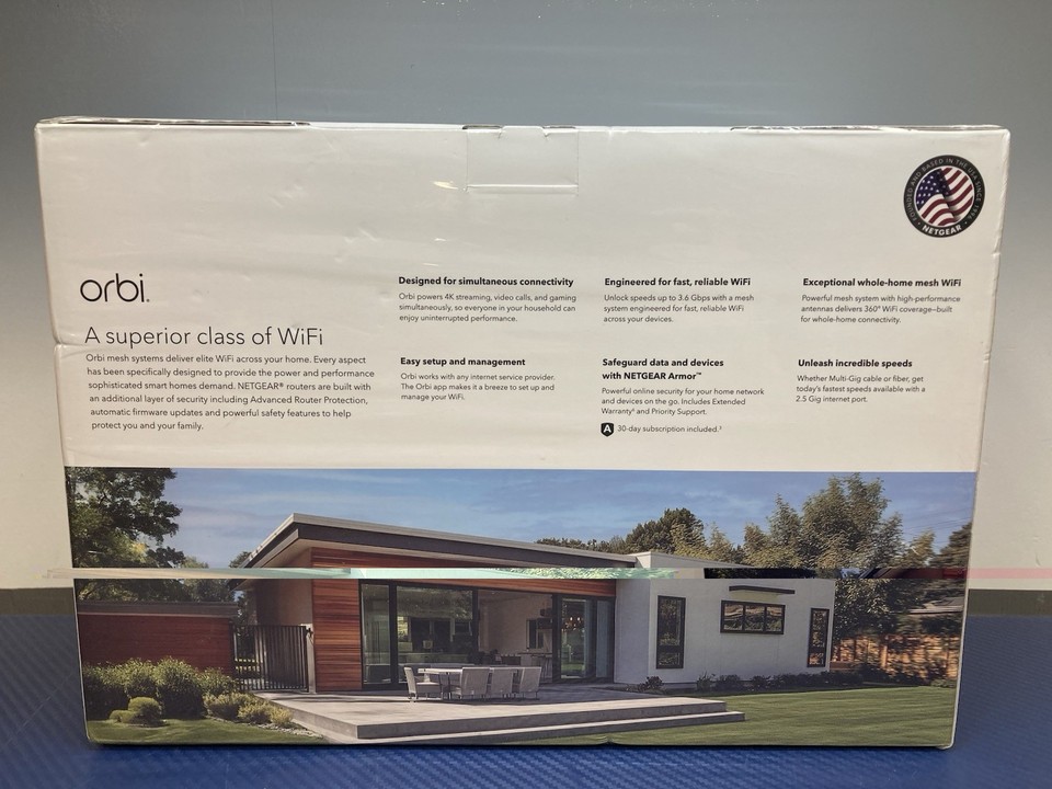 NETGEAR - Orbi 260 Series BE3600 Dual-Band Mesh Wi-Fi 7 System (3-pack ...