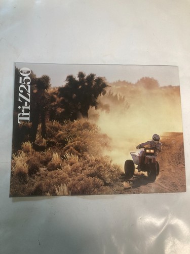 (2) 1986, YAMAHA TRI-Z 250, sales literature/sales brochure, (NOS-not a ...