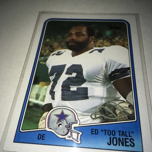 1988 Topps Ed "Too Tall" JONES Dallas Cowboys #266 NM | eBay