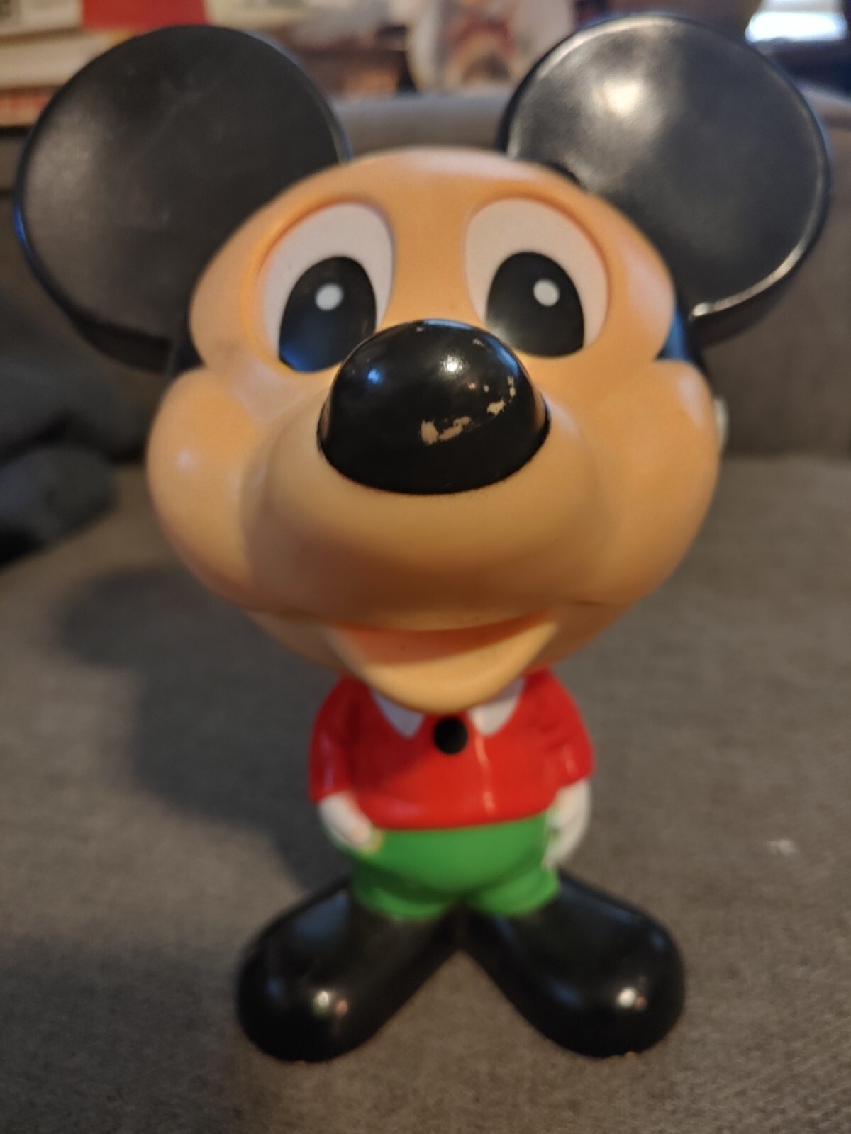 Vtg 1970 Mickey Mouse Pull String Talking Toy Works | eBay