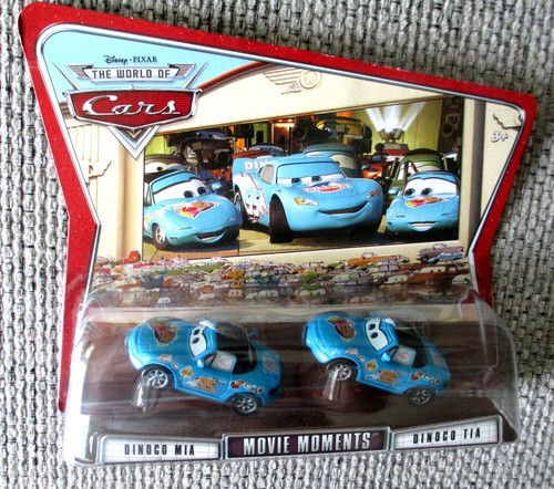 New, Disney Pixar World Of Cars Mia And Tia 1:55 Scale Miatas, Movie ...
