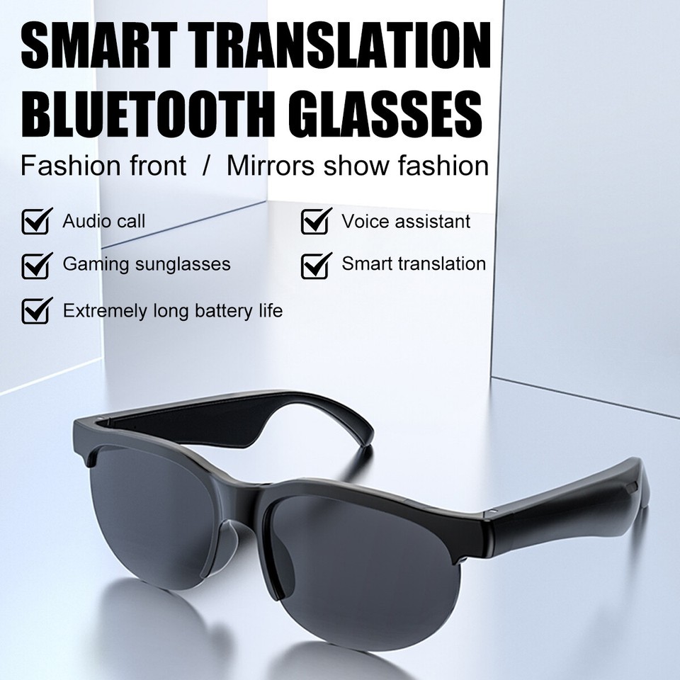 Smart Glasses Earphones 150 Language Voice Translation AI Translator ...