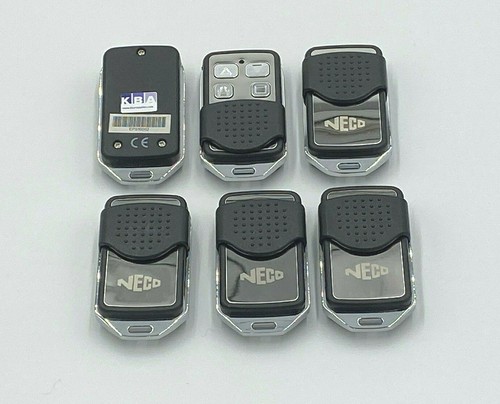 6 X Neco TX4 remote Control for Roller Shutters / Garage Door - 433MHz ...